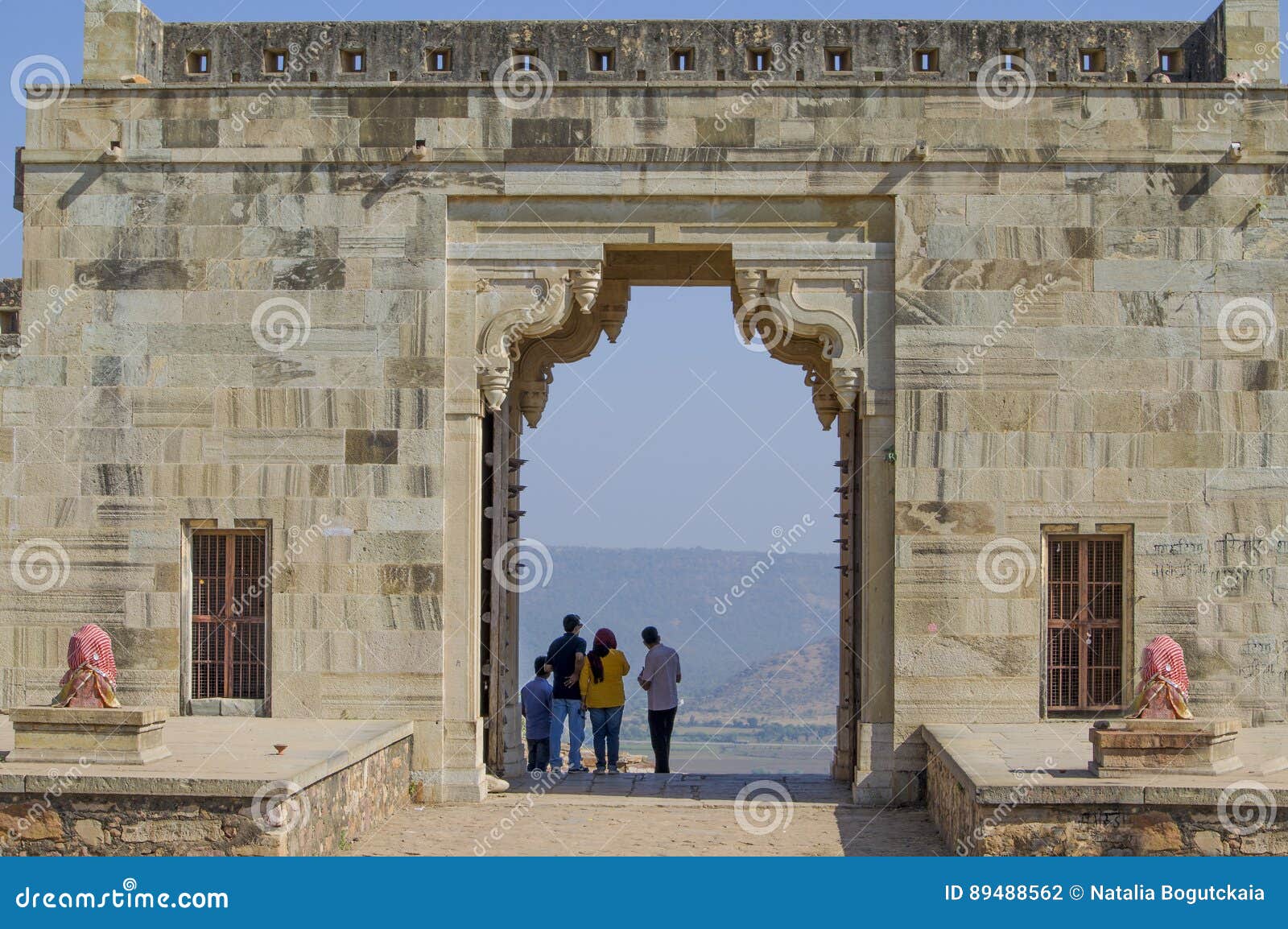 Chittorgarh Ancient Fort in India Gate Editorial Photography - Image of ...