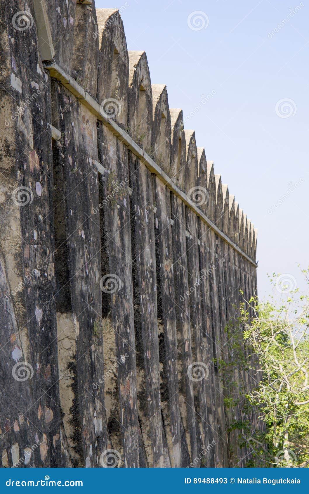 Chittorgarh an Ancient Fort in India Wall Stock Image - Image of ...