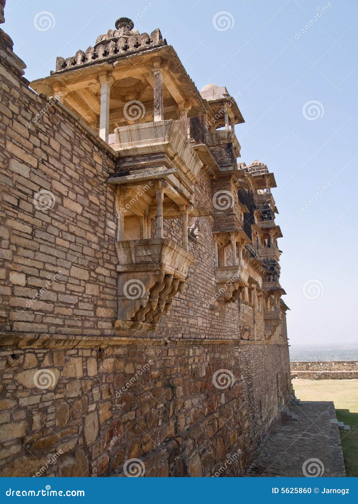Chittorgarh Citadel Ruins in Rajasthan, India Stock Photo - Image of ...