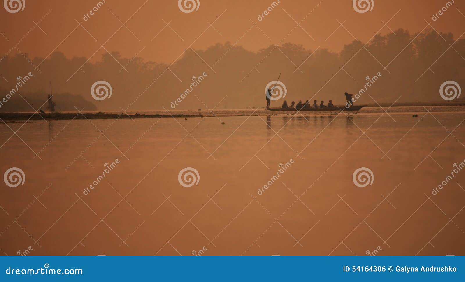 Chitwan stock photo. Image of site, tree, nature, sunrise - 54164306