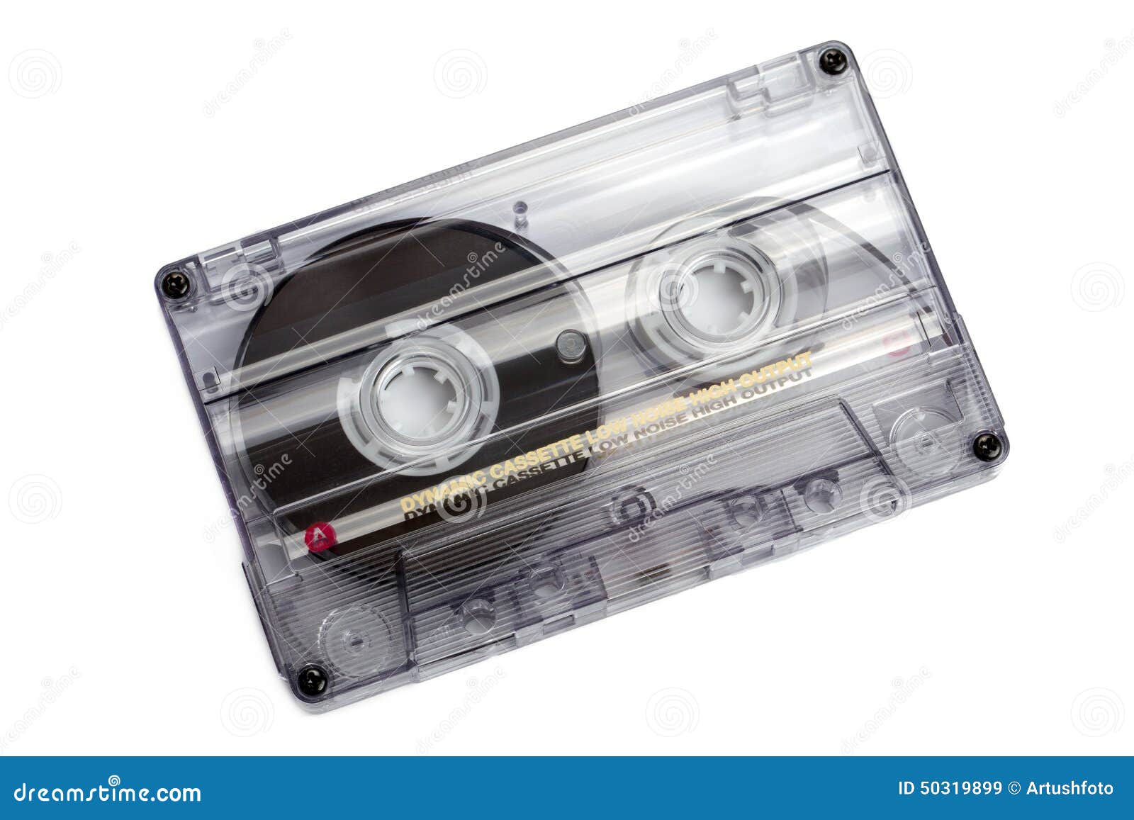 Chiuda Su Della Cassetta Di Cassetta Audio D'annata Immagine Stock ...