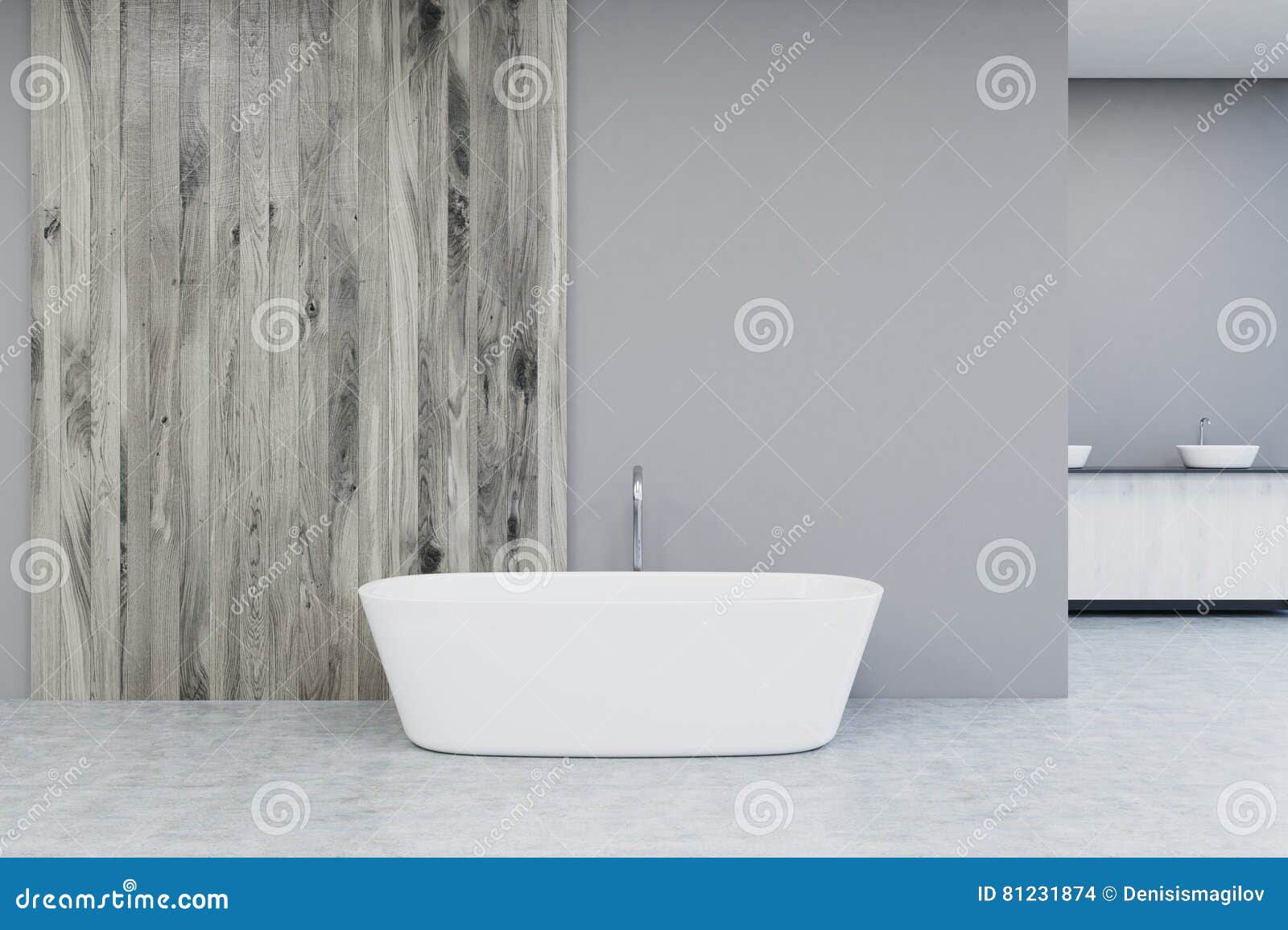 Chiuda Su Di Una Vasca Bianca Illustrazione di Stock - Illustrazione di ...