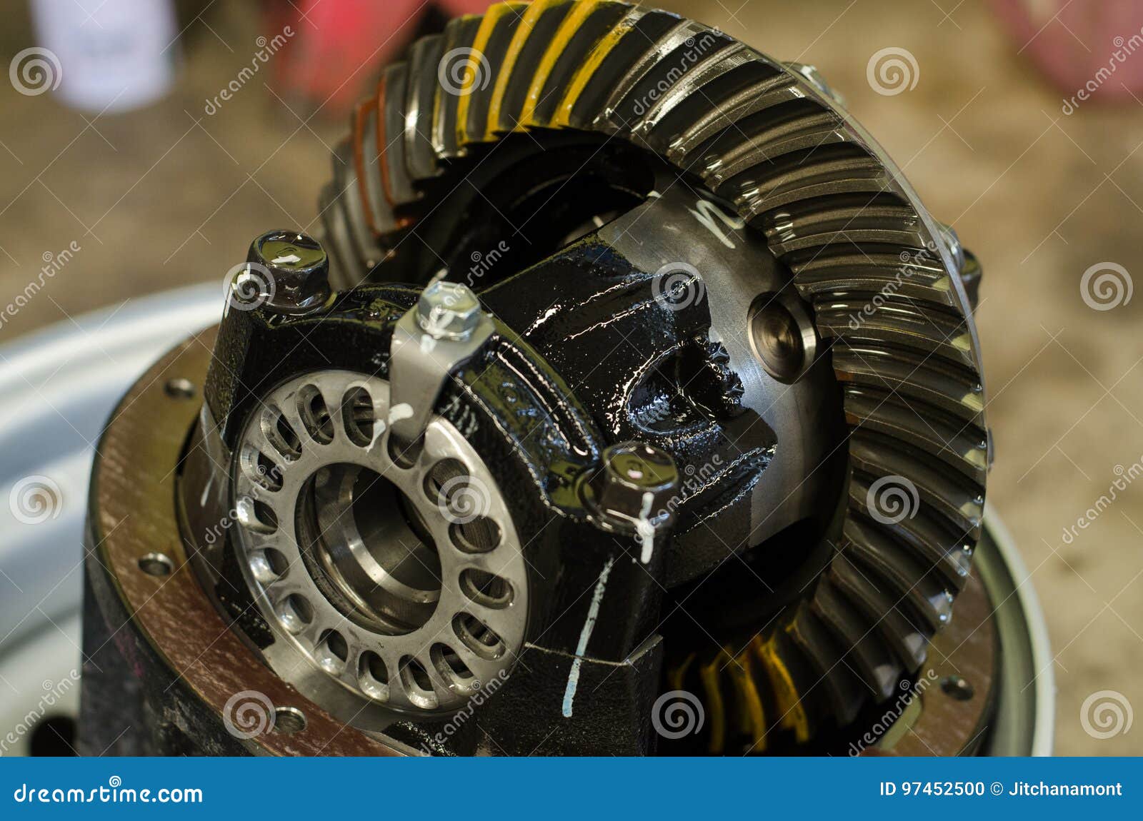 Chiuso Su Del Differenziale Dell'automobile Fotografia Stock - Immagine ...