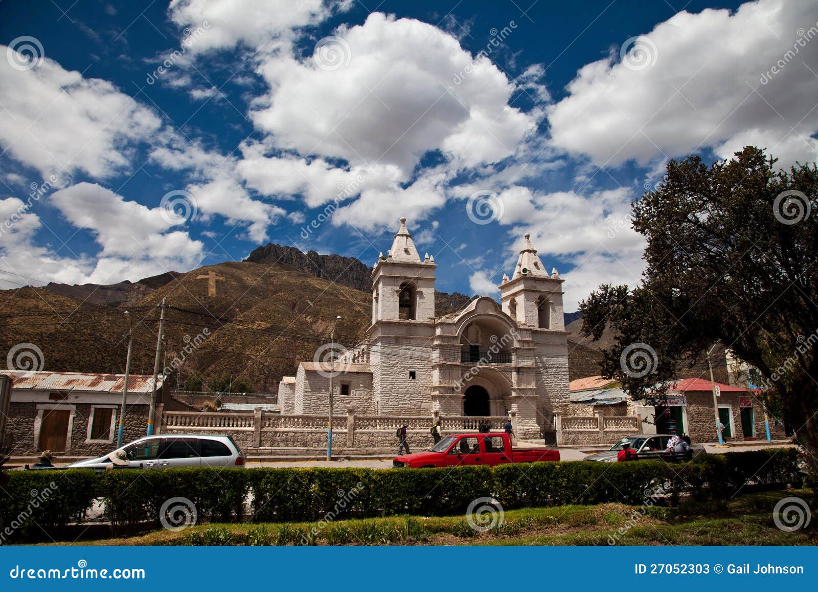 Chivay Village Church stock image. Image of chivay, south - 27052303