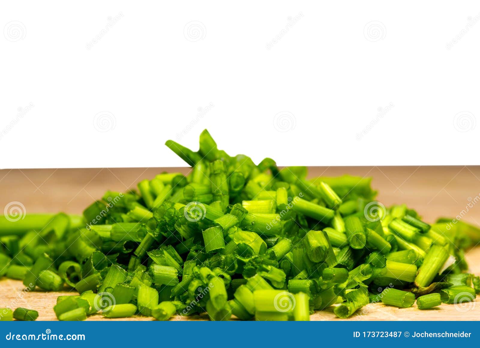 Chive, Fesh Cut Leaves in a Closeup Stock Image - Image of closeup ...