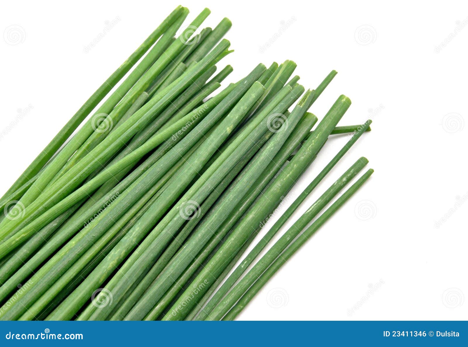 Chive leaves stock photo. Image of seasoning, grass, ingredient - 23411346