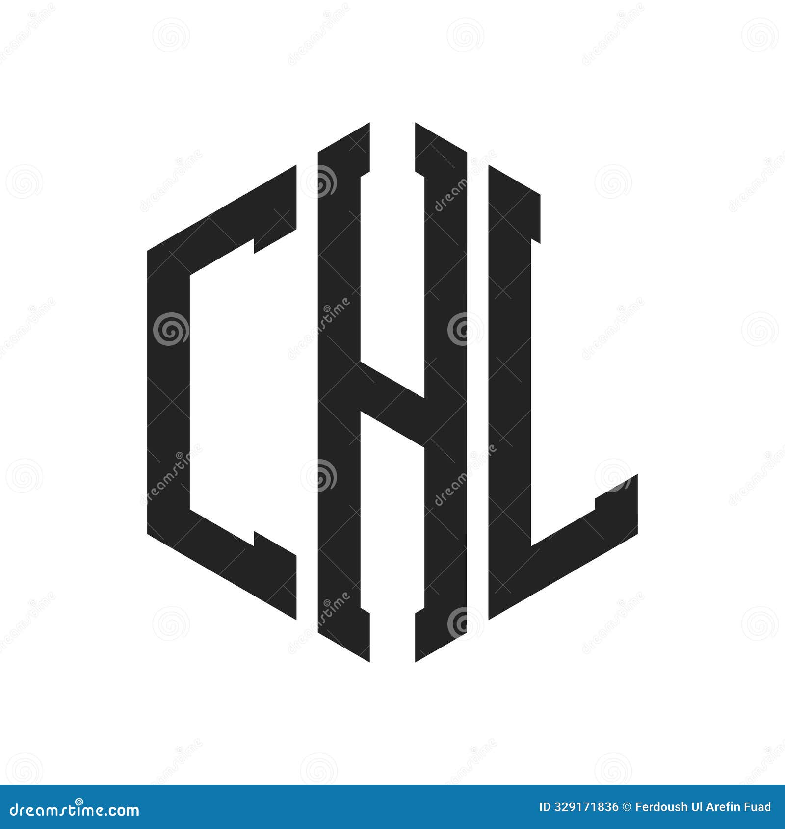 CHL Logo Design. Initial Letter CHL Monogram Logo Using Hexagon Shape ...