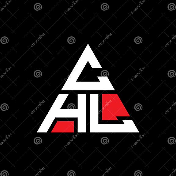 CHL Triangle Letter Logo Design with Triangle Shape. CHL Triangle Logo ...