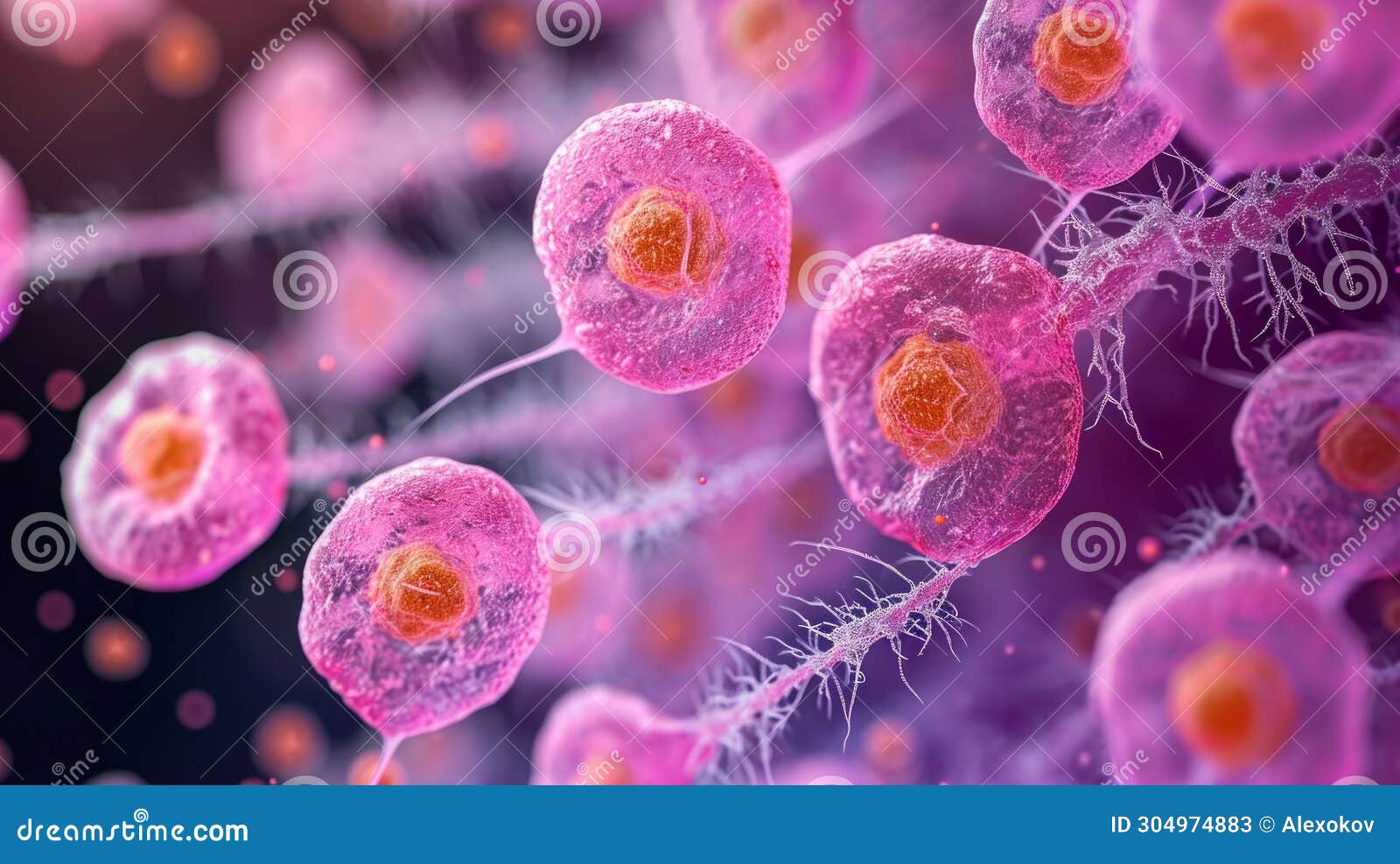 Chlamydia Trachomatis Bacteria Under a Microscope AI Generated Stock ...
