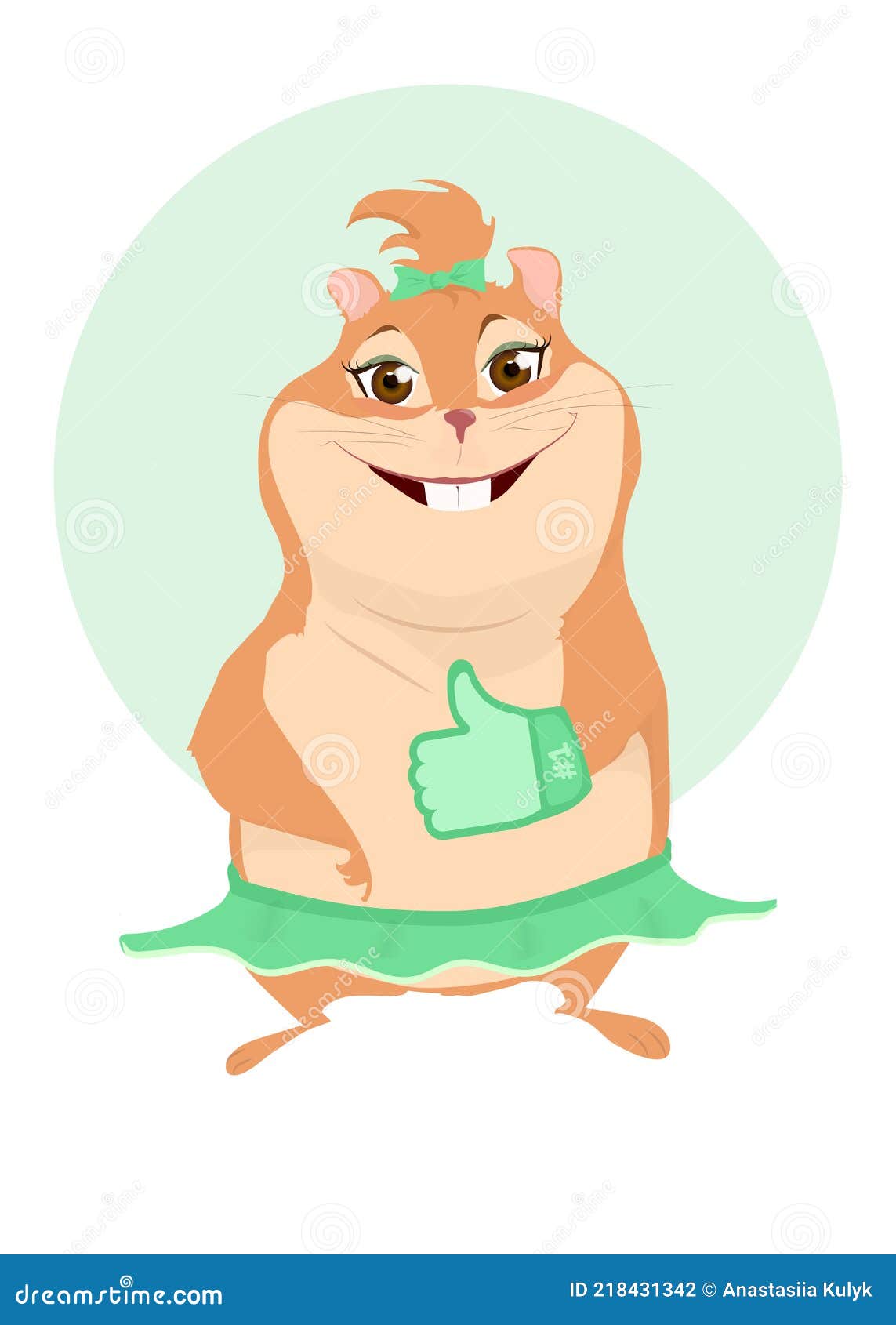 Hamster Who Crying Hysterical. Girl - Cry. Emotional Sad State Vector ...