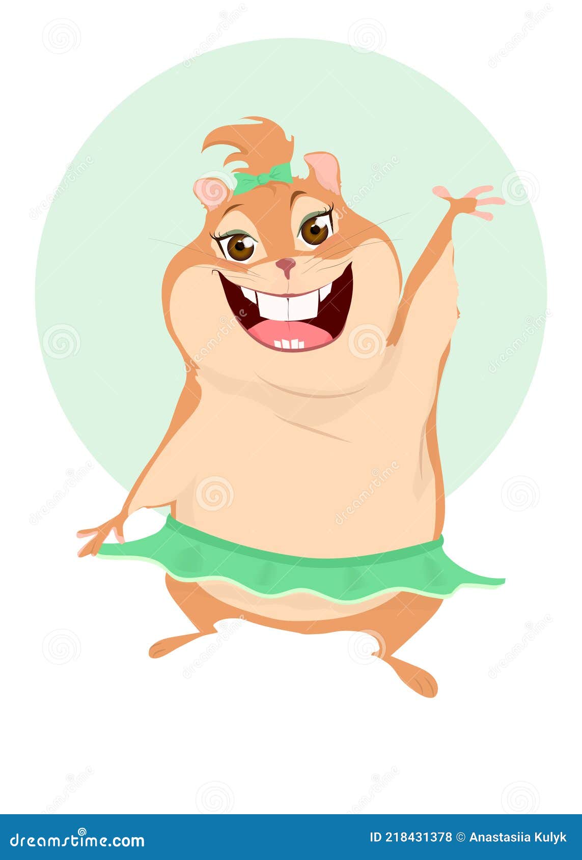 Hamster Who Crying Hysterical. Girl - Cry. Emotional Sad State Vector ...