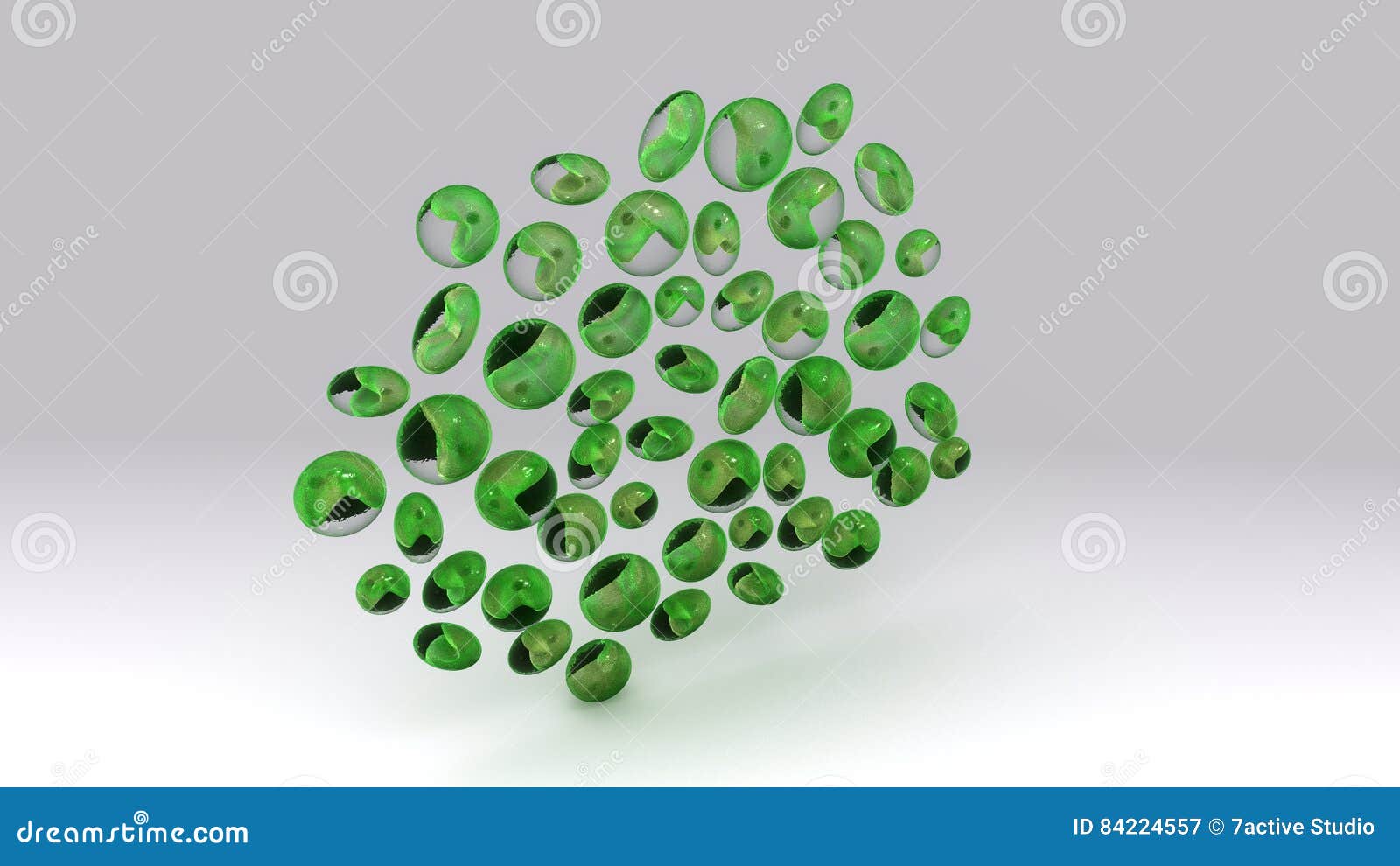 Chlorella ilustração stock. Ilustração de suplemento - 84224557