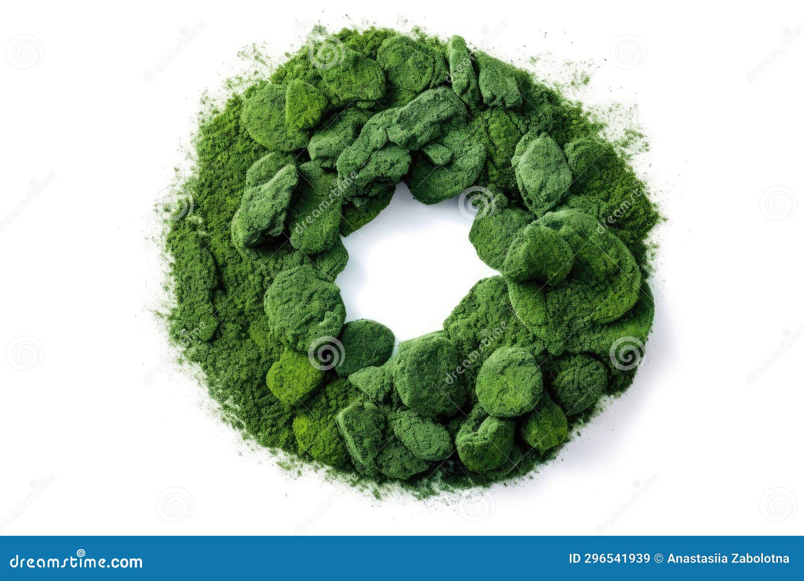 Chlorella Algae on White Background. Generative AI Stock Illustration ...