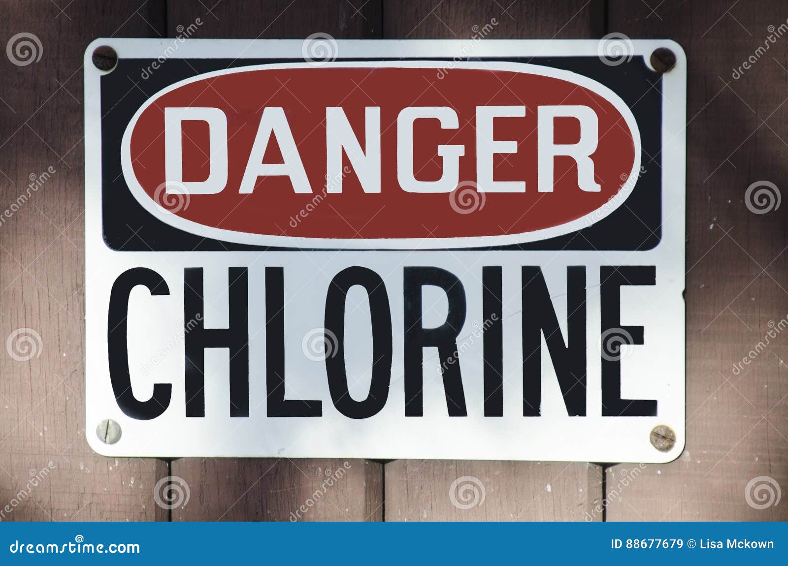 Chlorine Danger Sign Stock Photography | CartoonDealer.com #3850946