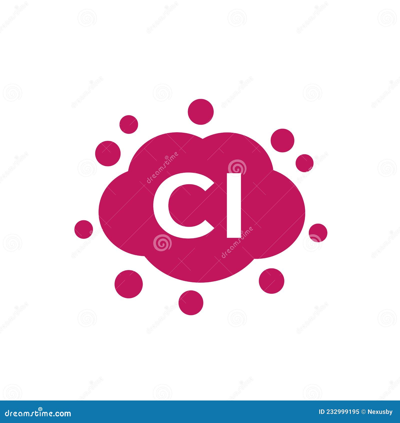 Chlorine gas icon on white stock vector. Illustration of dangerous ...