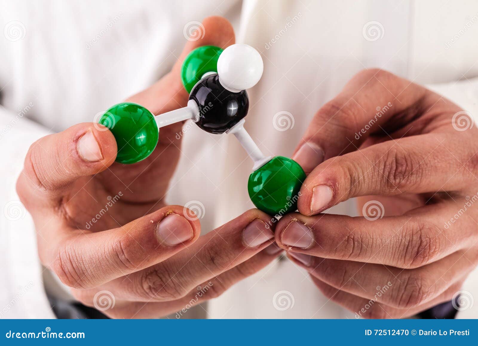 Chloroform Molecular Structure Stock Photo - Image of element, formula ...