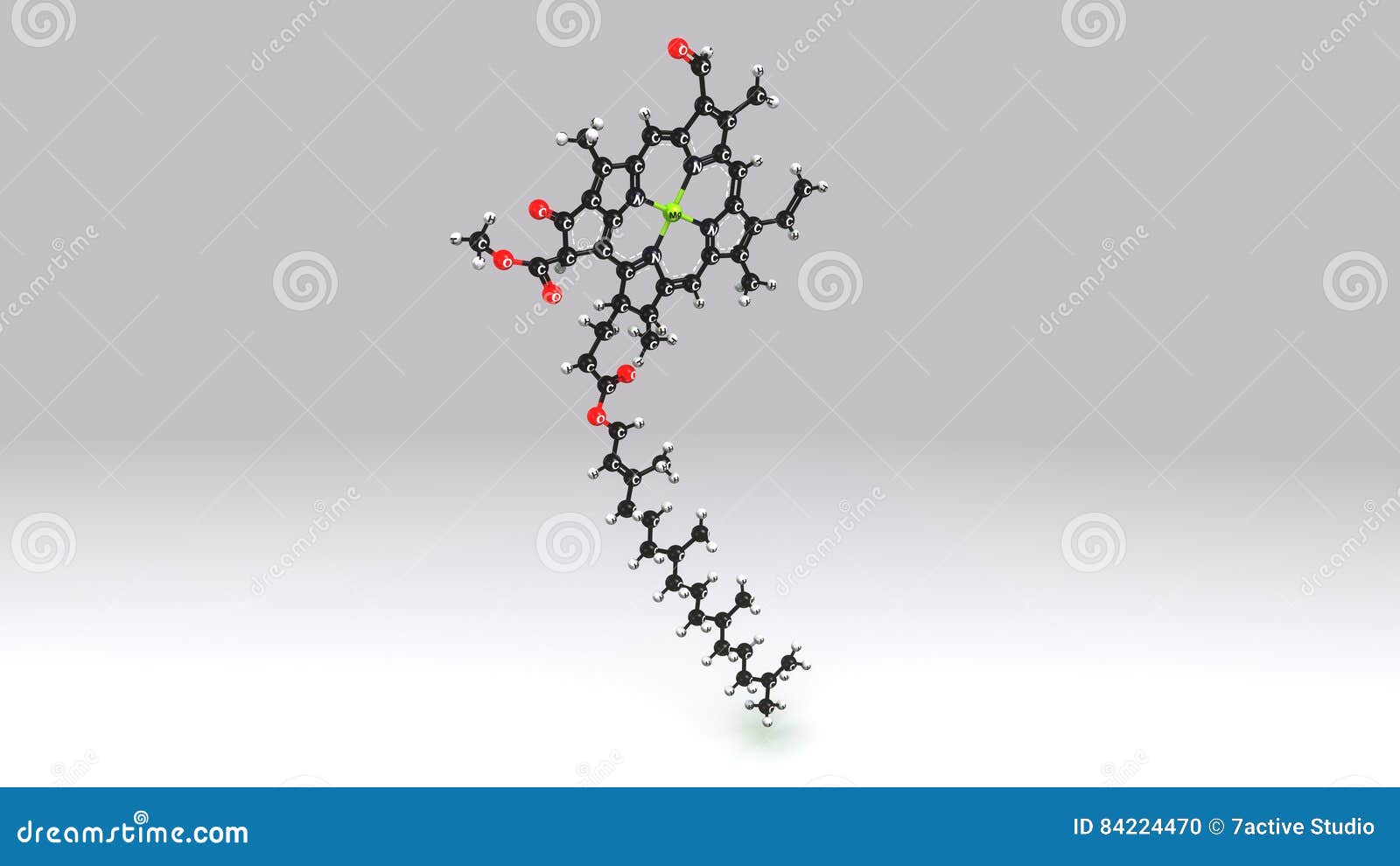 Chlorophyll B Structure Stock Photography | CartoonDealer.com #84224462