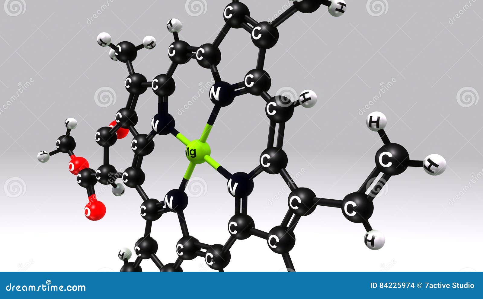 Chlorophyll B Structure Stock Photography | CartoonDealer.com #84224462
