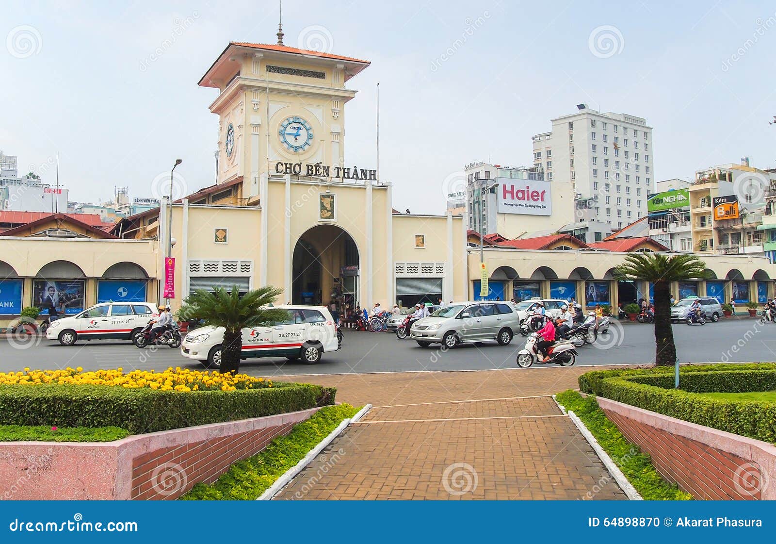 Ben Thanh Biggest Market In The Center Of Ho Chi Minh City Vietnam Editorial Photo
