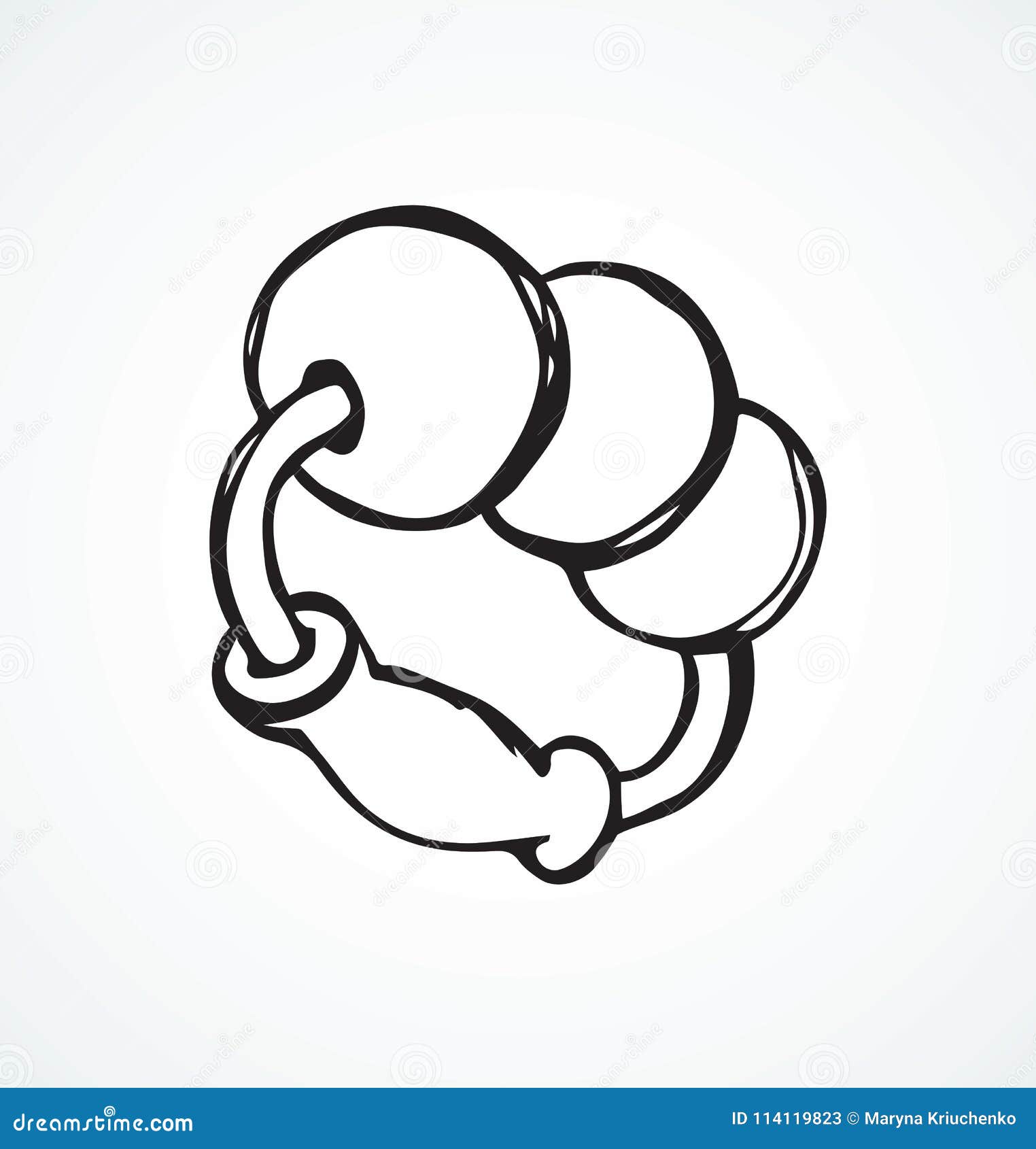 Chocalho Desenho do vetor ilustração do vetor. Ilustração de pequeno ...