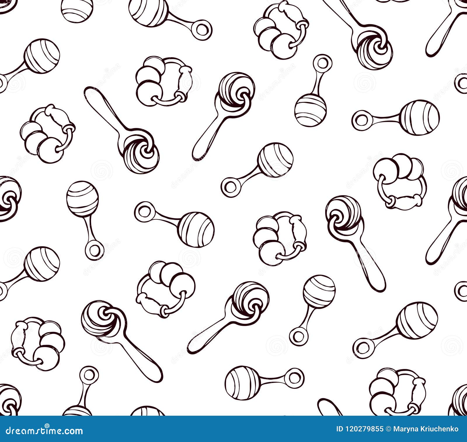 Chocalho Desenho do vetor ilustração do vetor. Ilustração de comemore ...