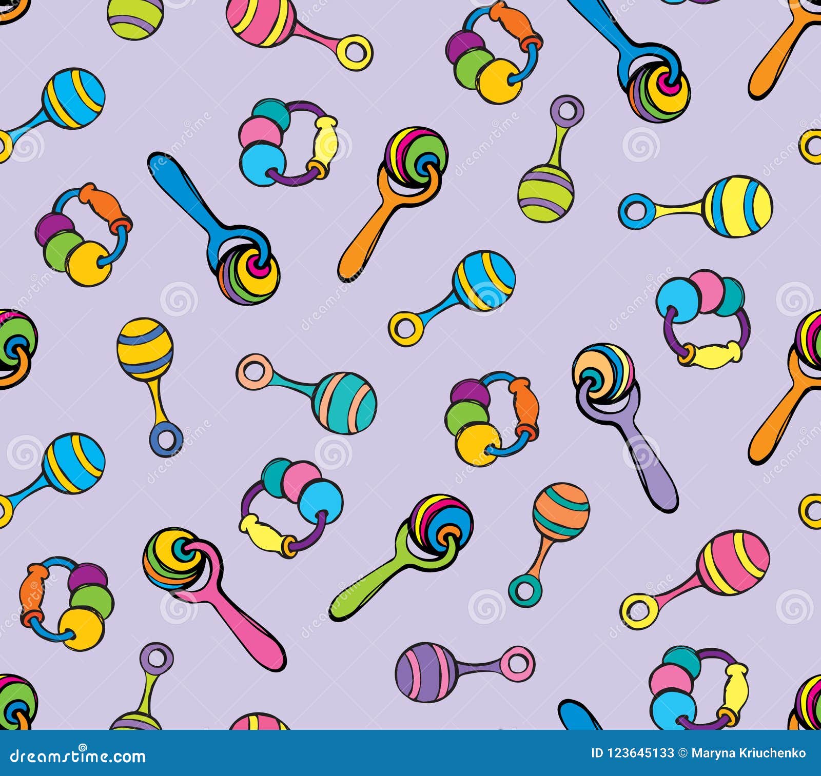 Chocalho Desenho do vetor ilustração do vetor. Ilustração de agitador ...