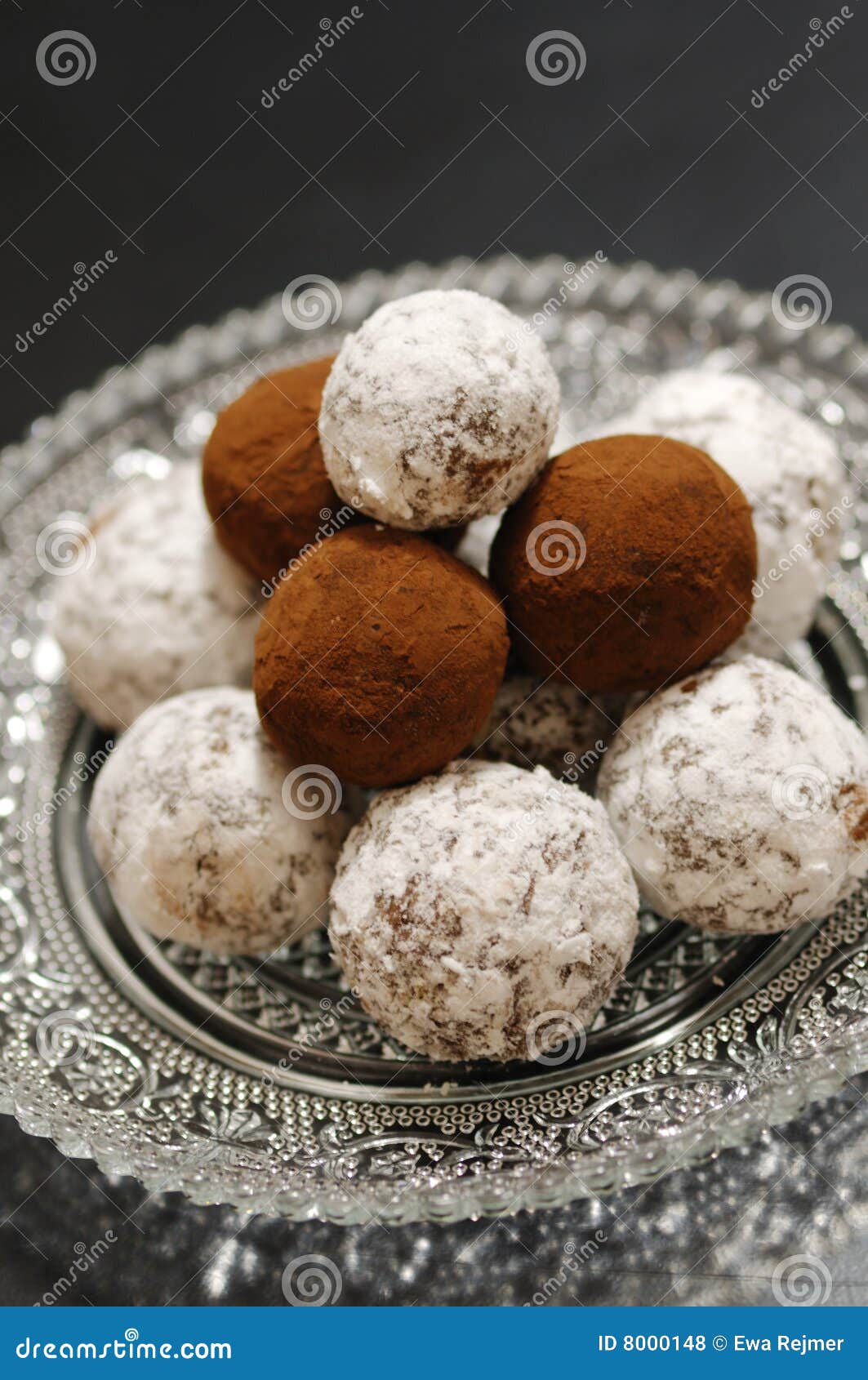 Choccolate Homemade Pralines Stock Photo - Image of delight, sugar: 8000148