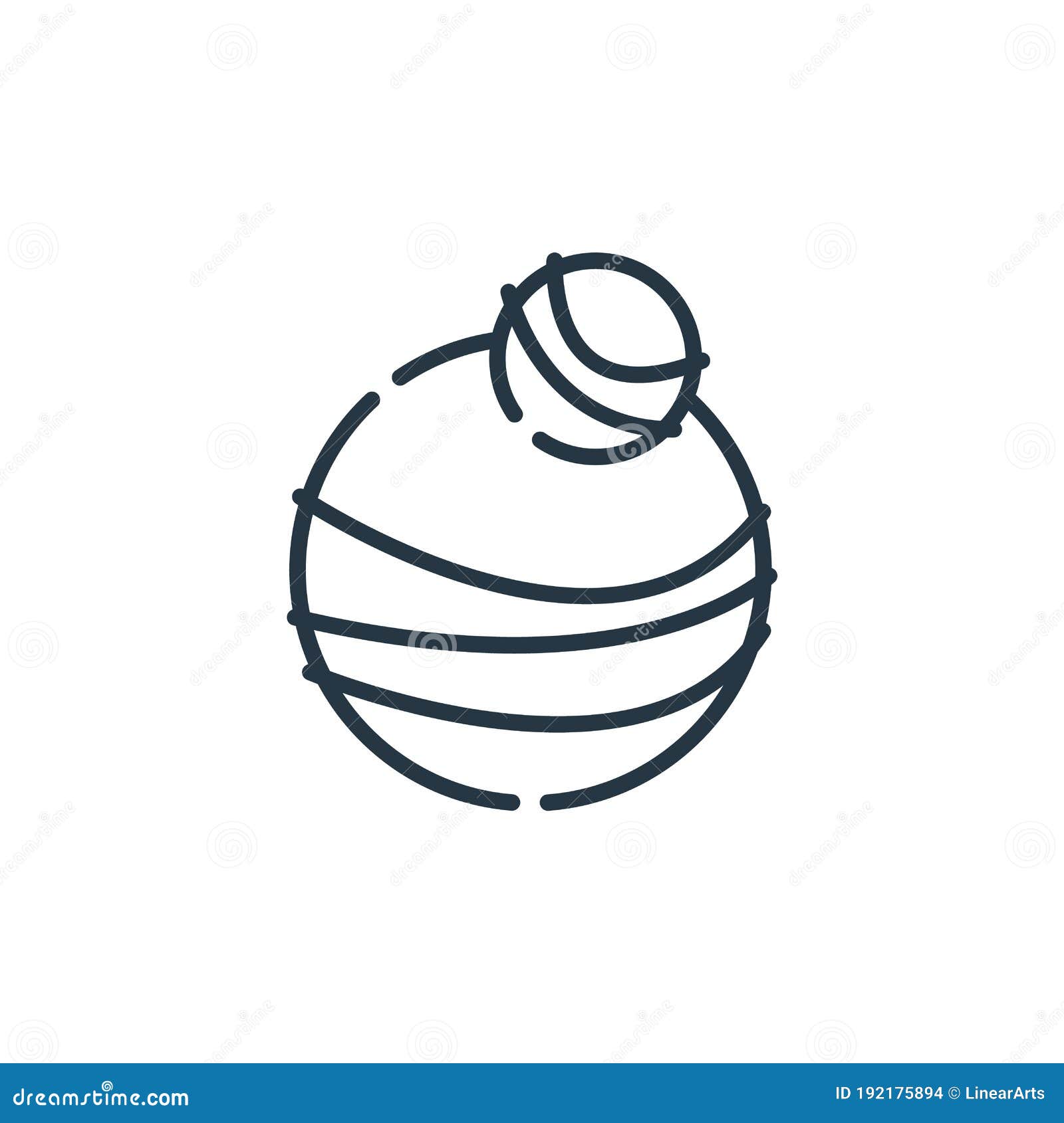 Choco Balls Icon Vector from Sweets and Candies Concept. Thin Line ...