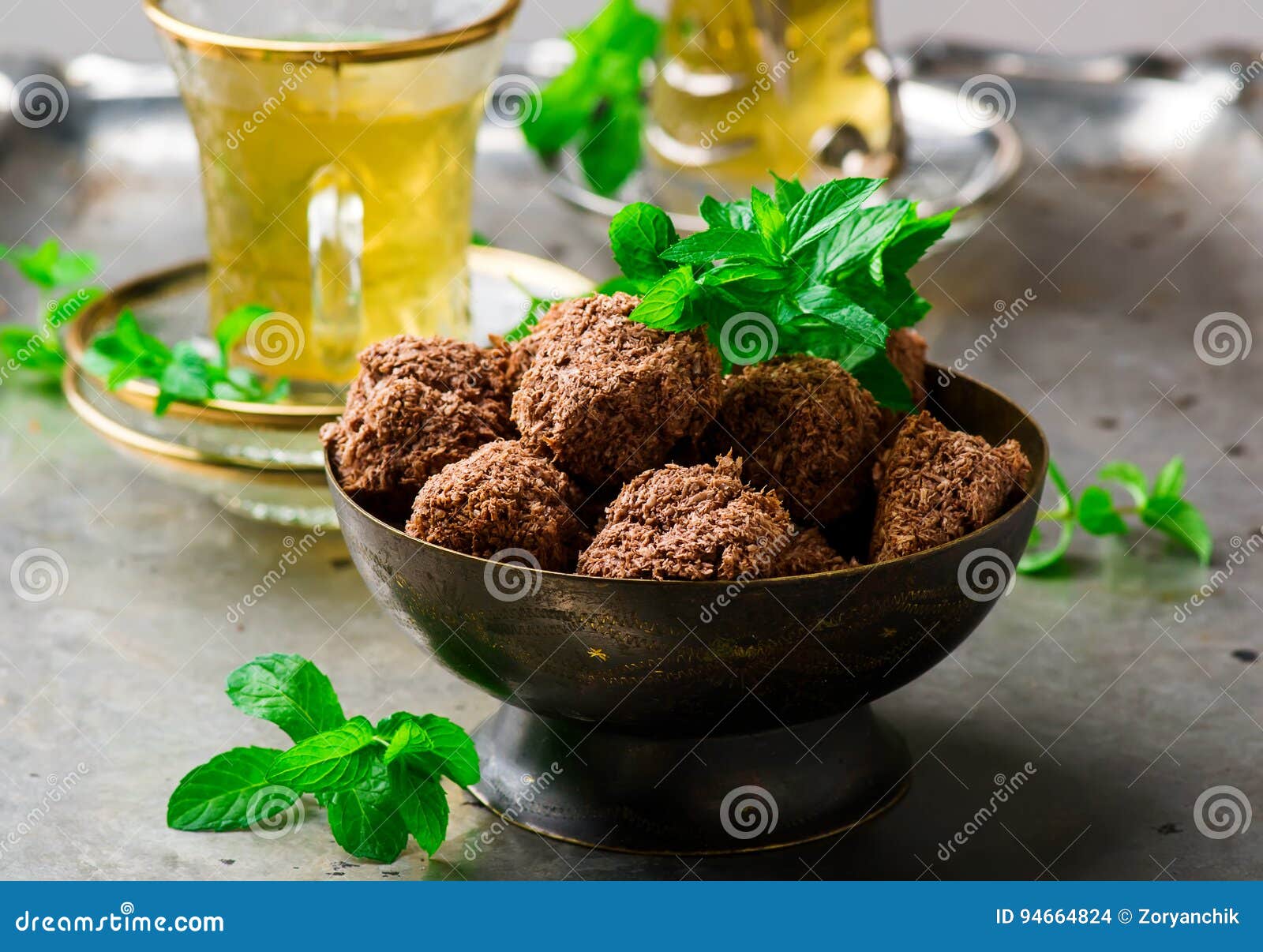 Choco and Cokos Cookies..style Rustic Stock Photo - Image of delicious ...