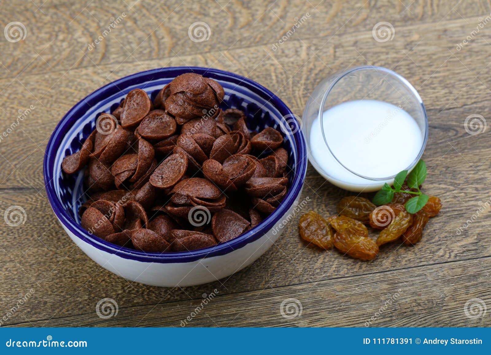 Choco corn flakes stock image. Image of meal, chocolate - 111781391
