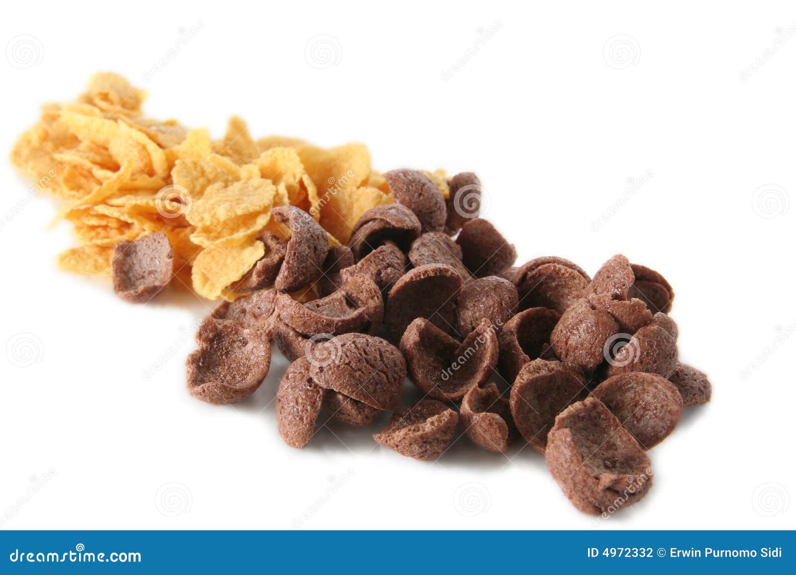 Choco en cornflakes stock foto. Image of vlokken, berijpt - 4972332
