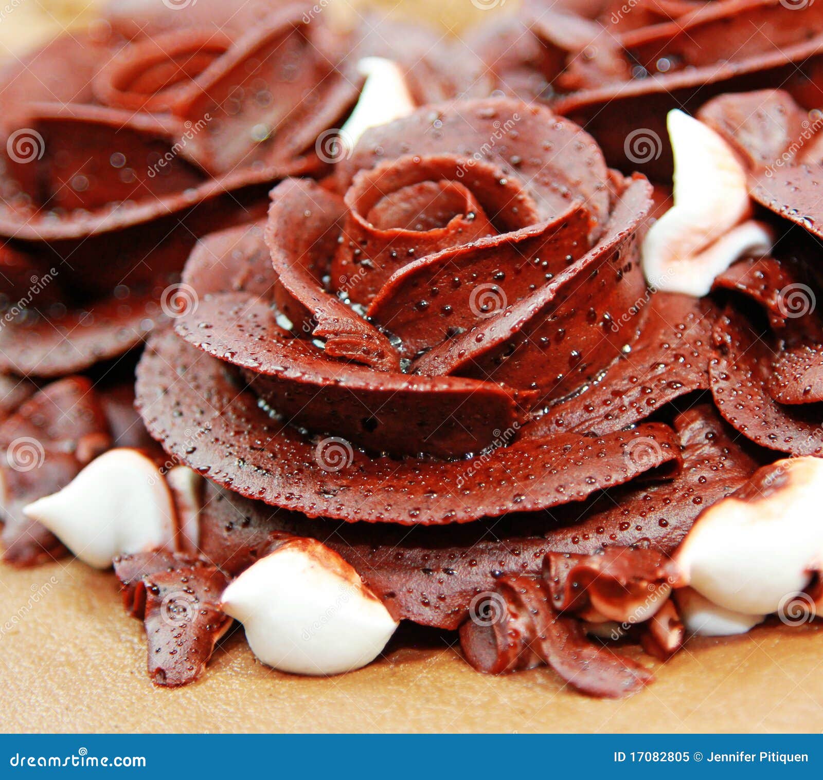 Choco Flower stock image. Image of sweet, baker, petals - 17082805