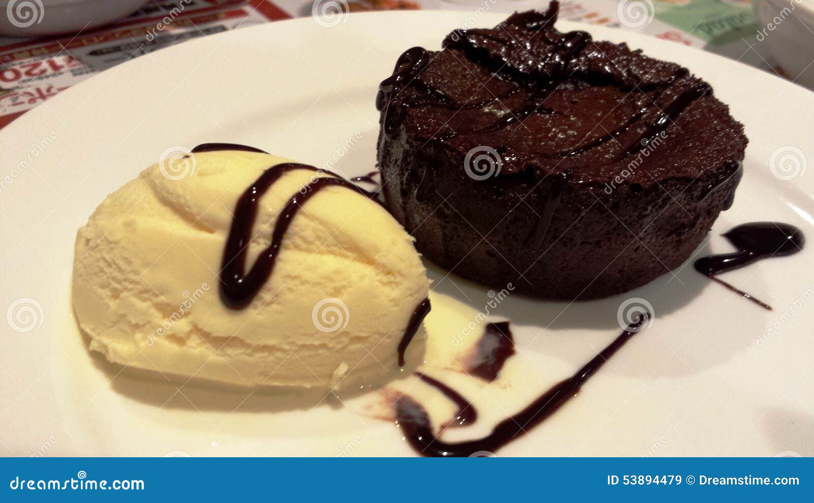 Choco Lava Cake stock image. Image of choco, cake, tokyo - 53894479