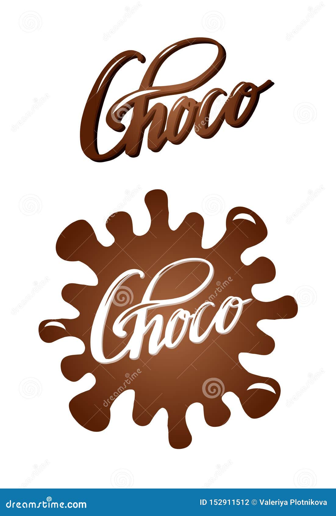 Choco Lettering Stock Illustrations – 614 Choco Lettering Stock ...