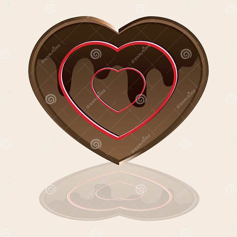 Choco Love stock vector. Illustration of confectionery - 9153029