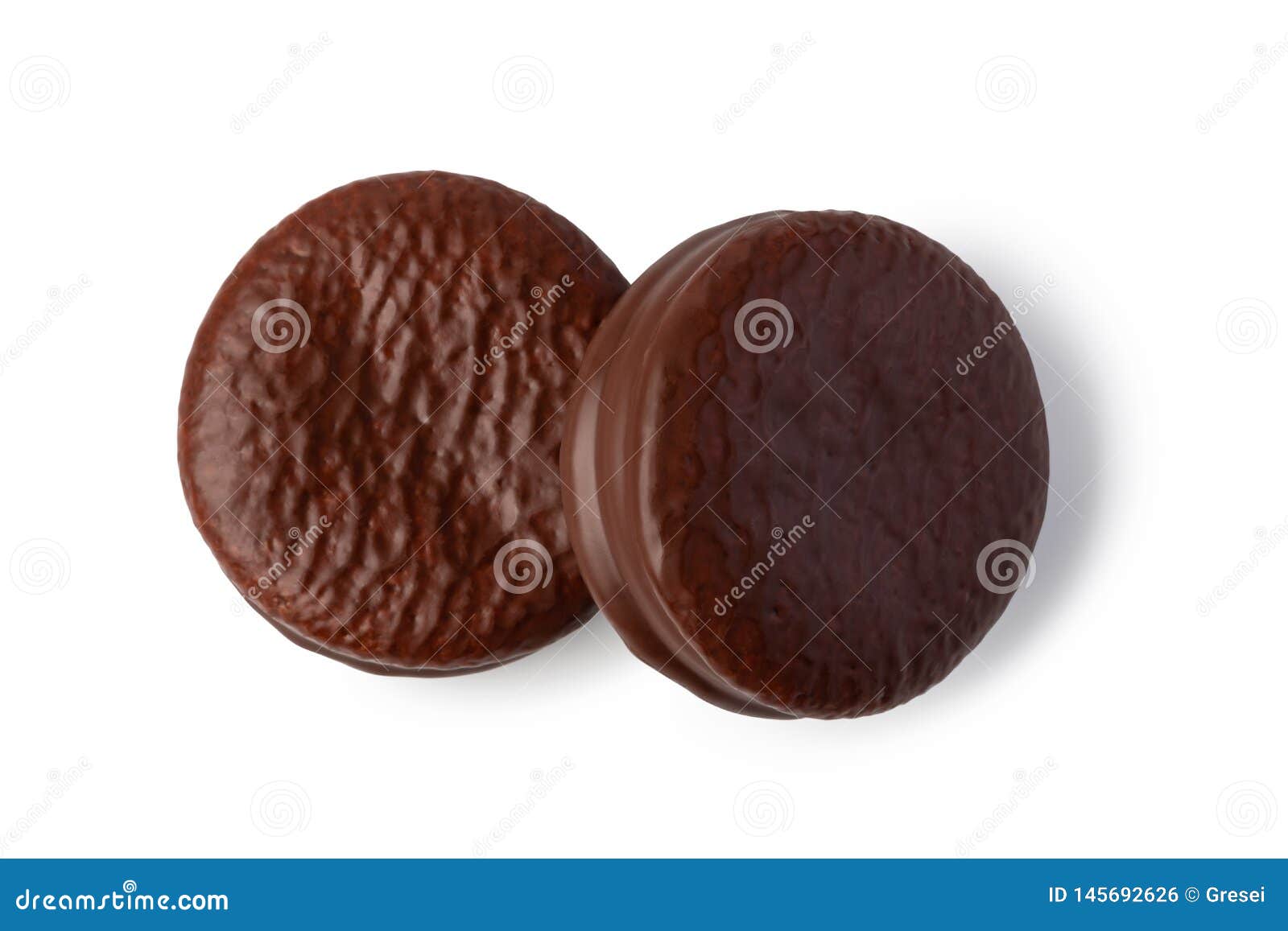 Choco Pie Chocolate Biscuits Stock Photo - Image of confectionery ...