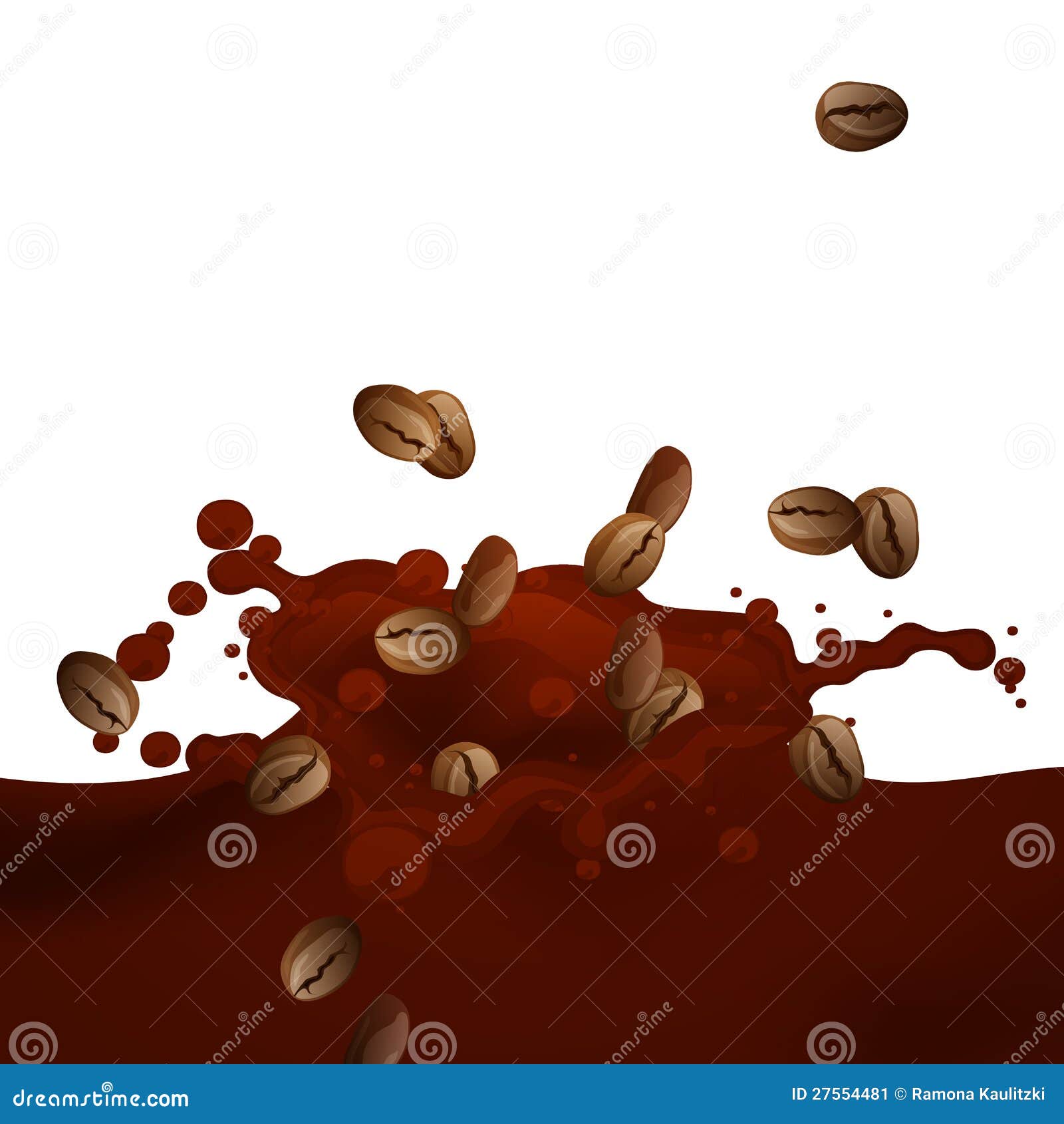 Choco Splash stock illustration. Illustration of juice - 27554481
