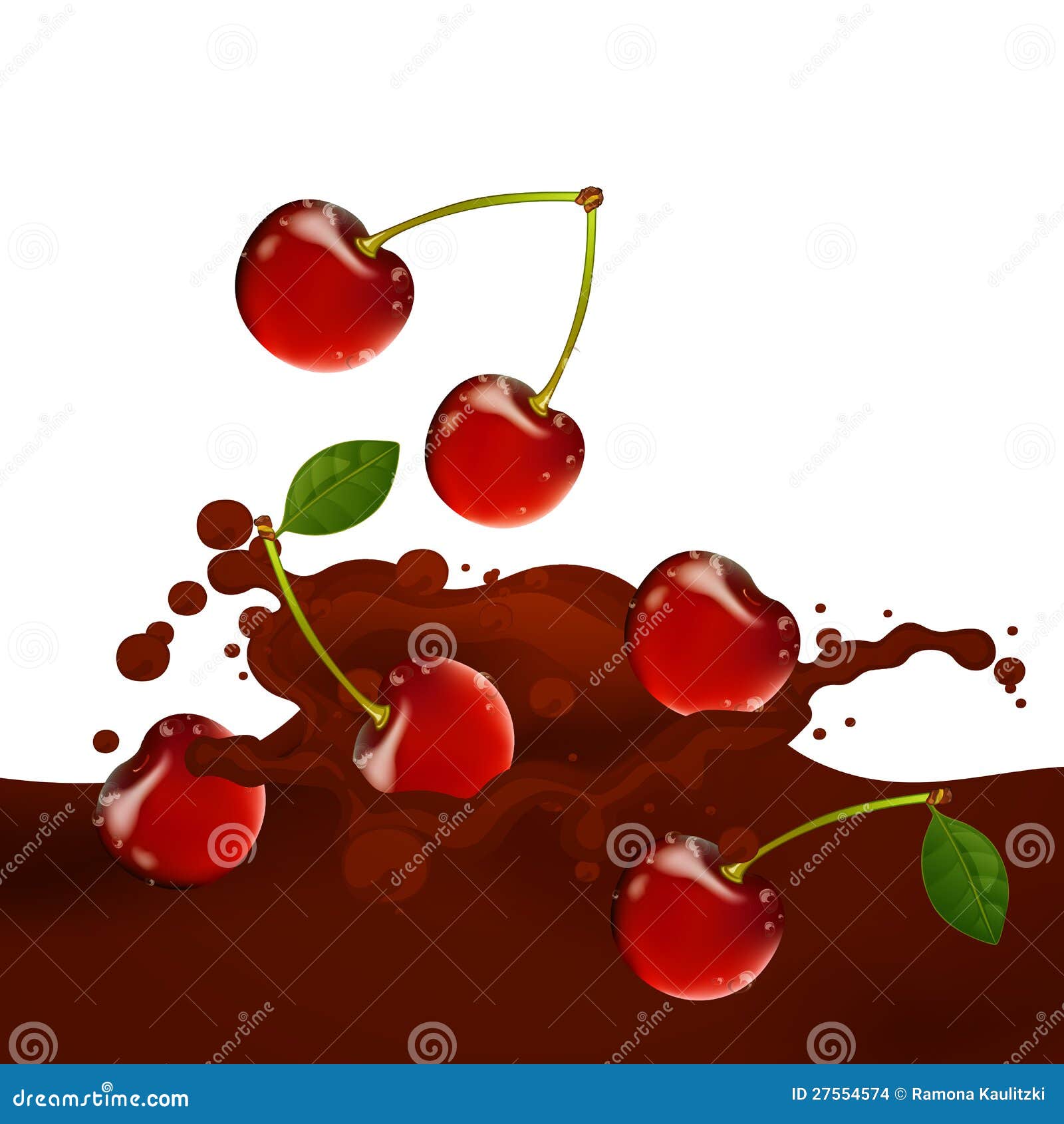 Choco Splash stock illustration. Illustration of flowing - 27554574