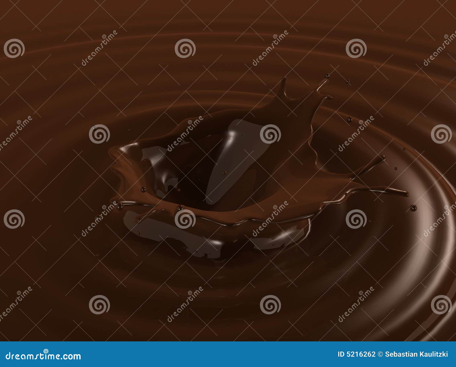 Choco splash stock illustration. Illustration of flowing - 5216262