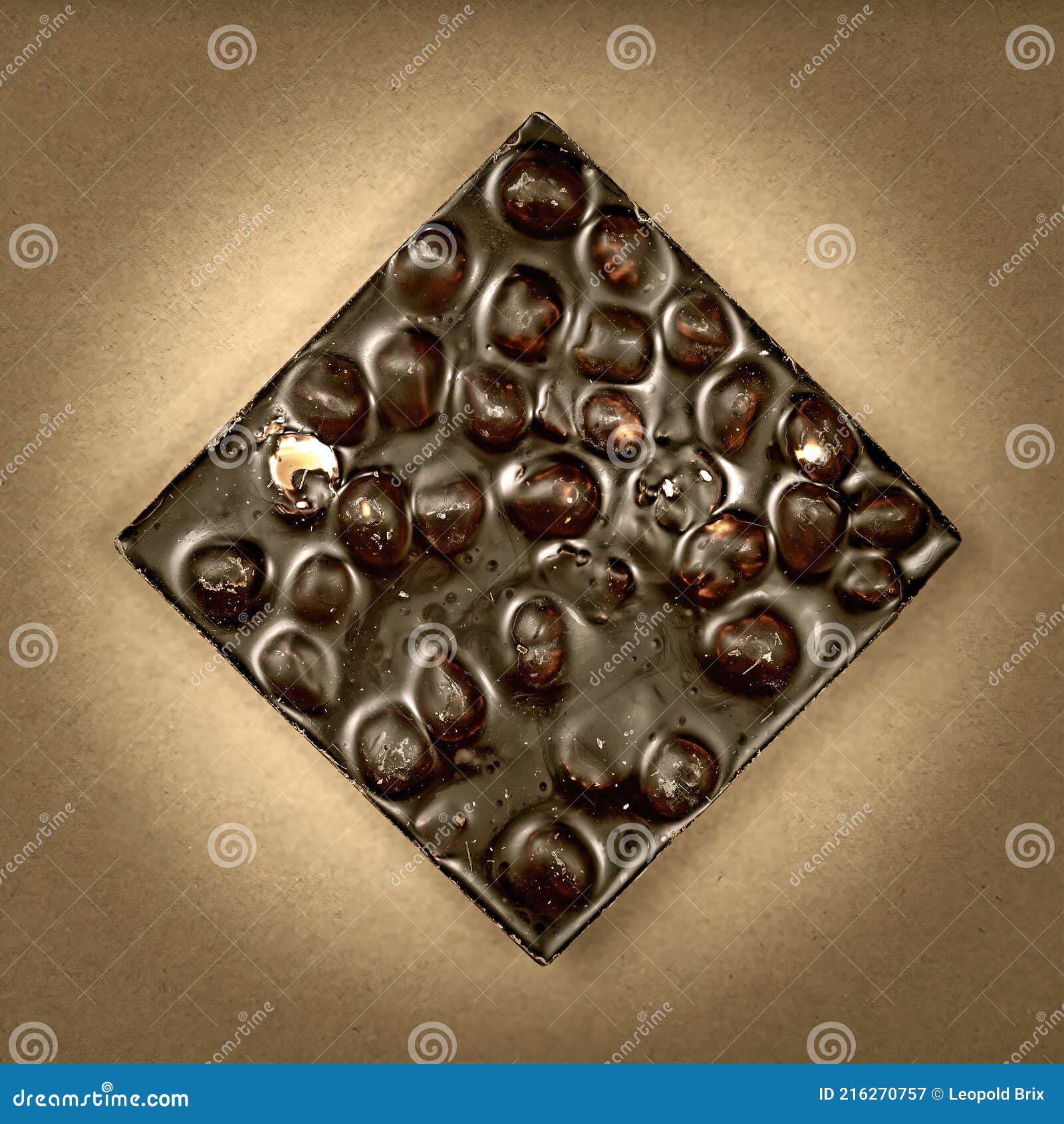 Chocolate with hazelnuts stock image. Image of cacao - 216270757