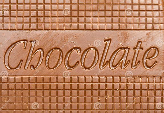 Chocolate stock image. Image of indulgence, letters, milk - 8231807