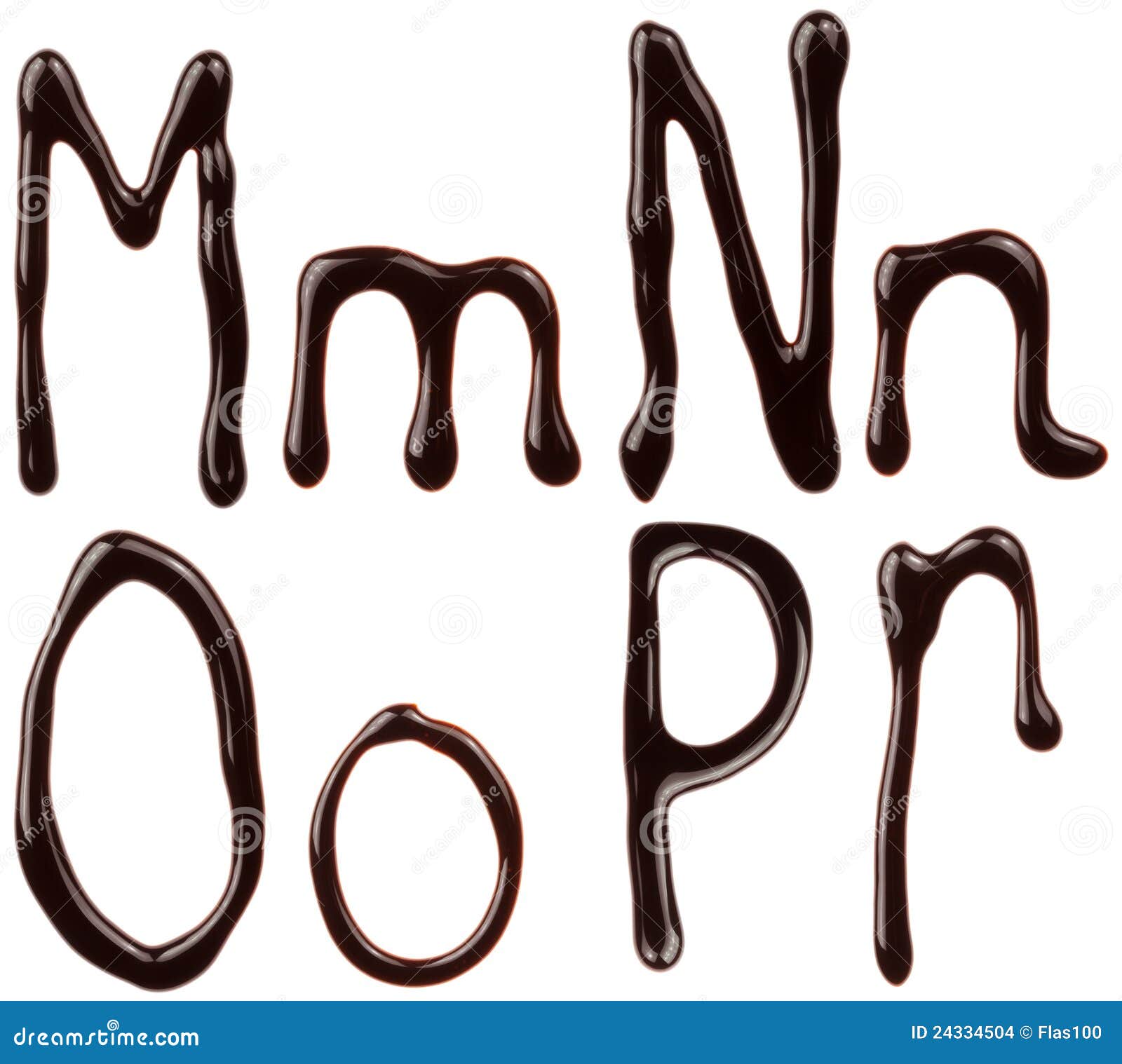 Chocolate alphabet letters stock photo. Image of messy - 24334504