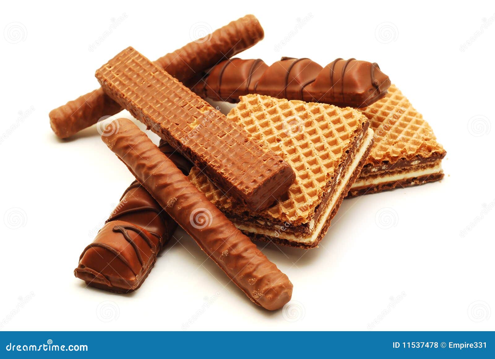 Chocolate assortment stock photo. Image of waffle, cocoa - 11537478