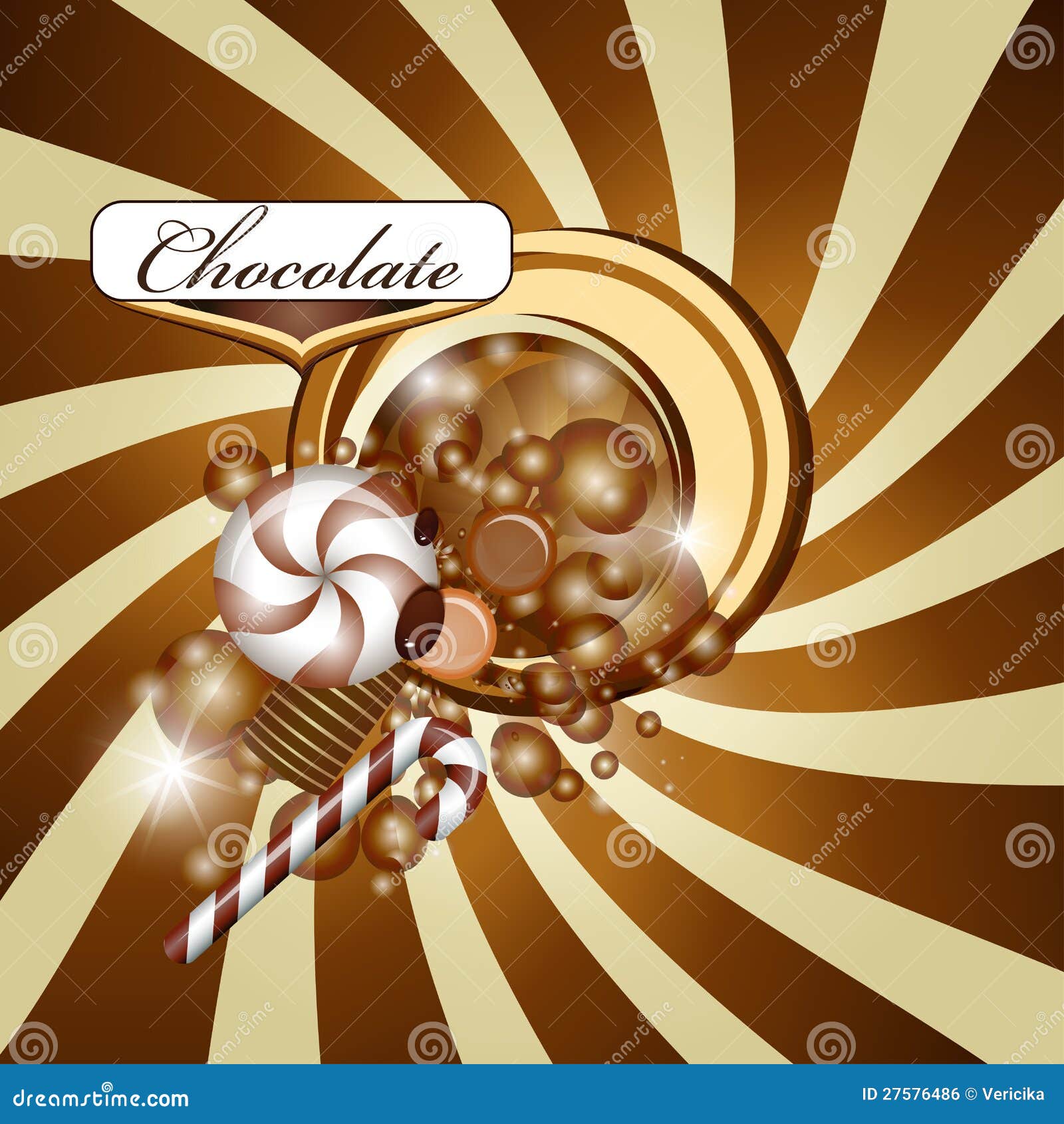 Chocolate Background and Candy Stock Vector - Illustration of backdrop ...