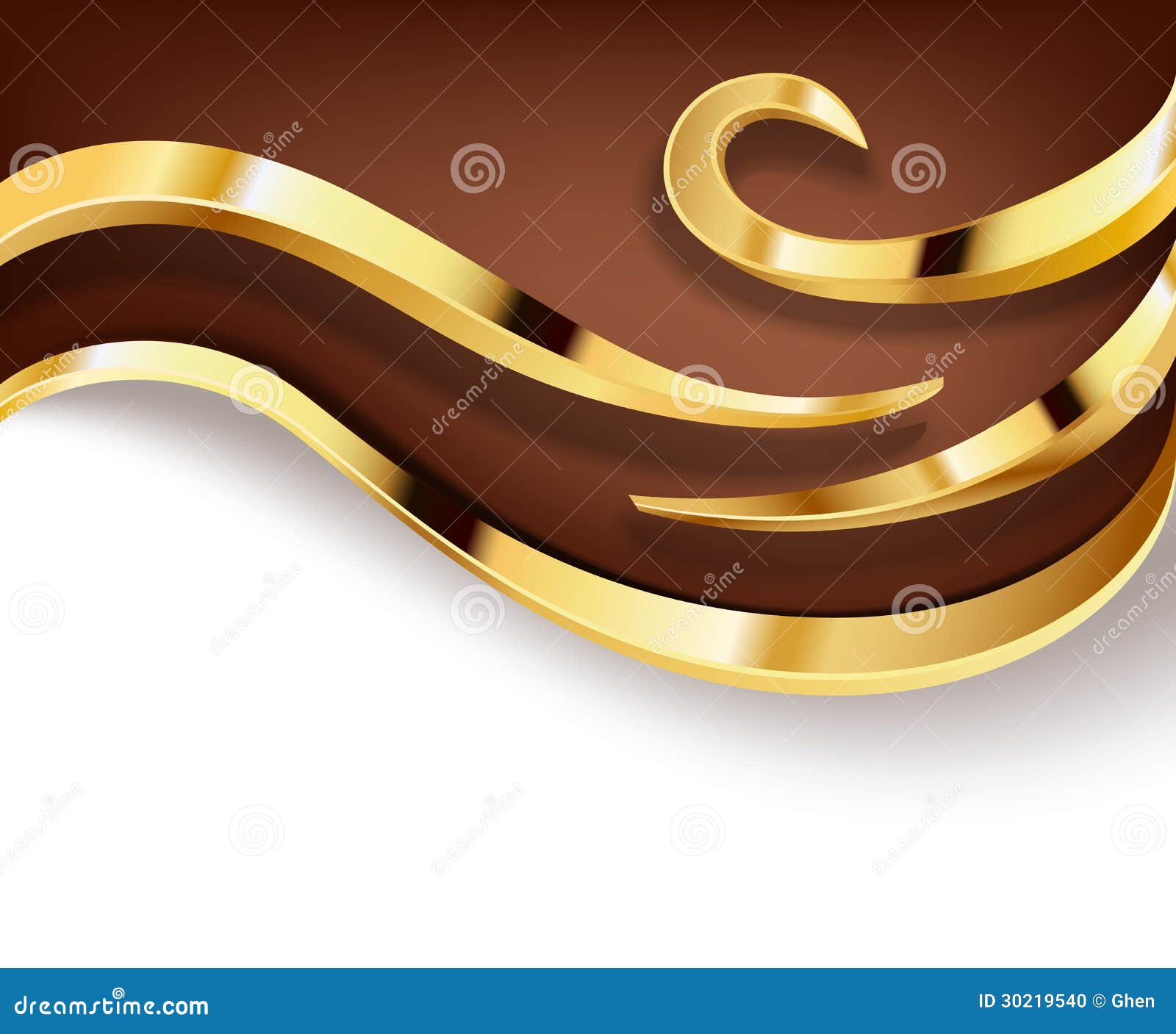 Chocolate Background With Milk Splash Package Design Template Vector ...