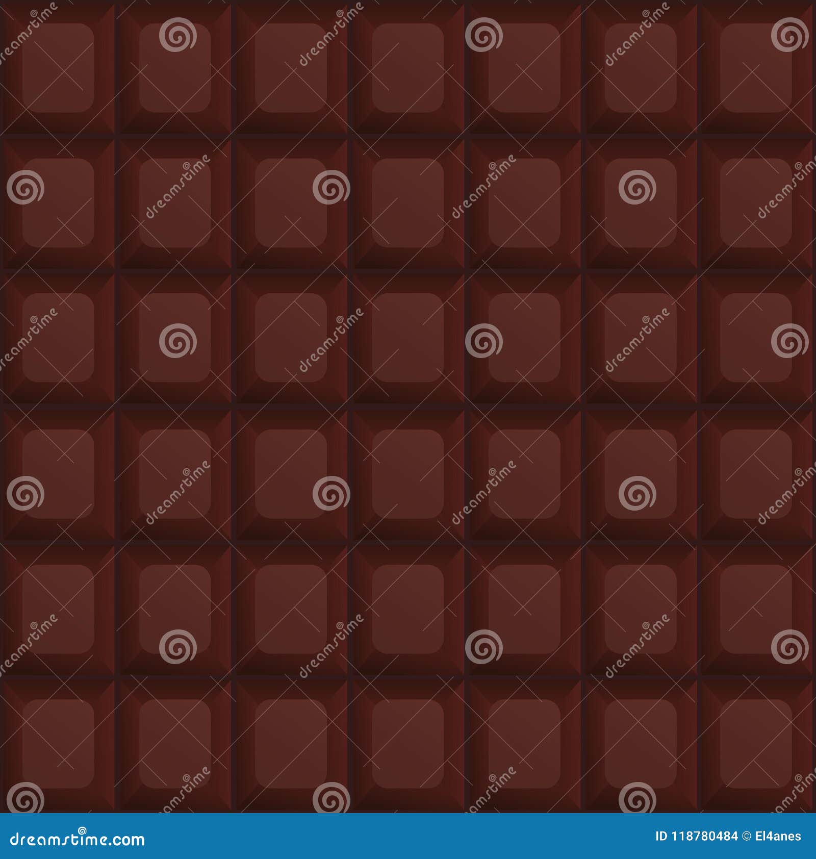 Chocolate Background. Seamless Wallpaper Stock Vector - Illustration of ...