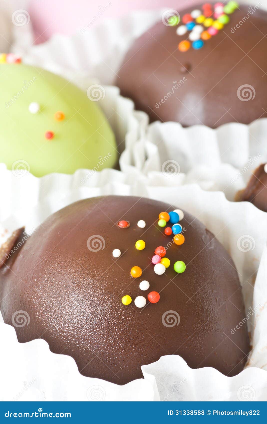 Chocolate ball stock photo. Image of chilled, packing - 31338588