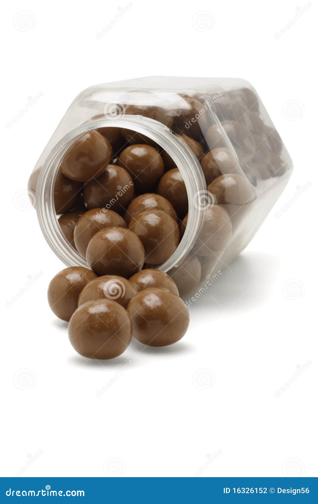 Chocolate Balls from Fallen Container Stock Photo - Image of snack ...