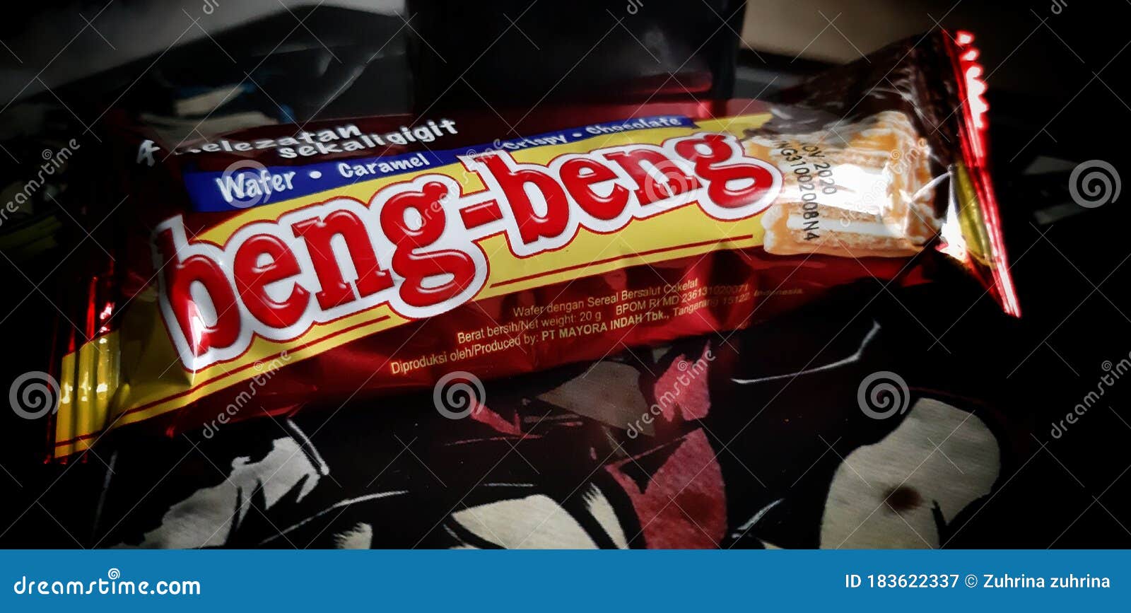 Chocolate Bar : Beng-Beng editorial photography. Image of yellow ...