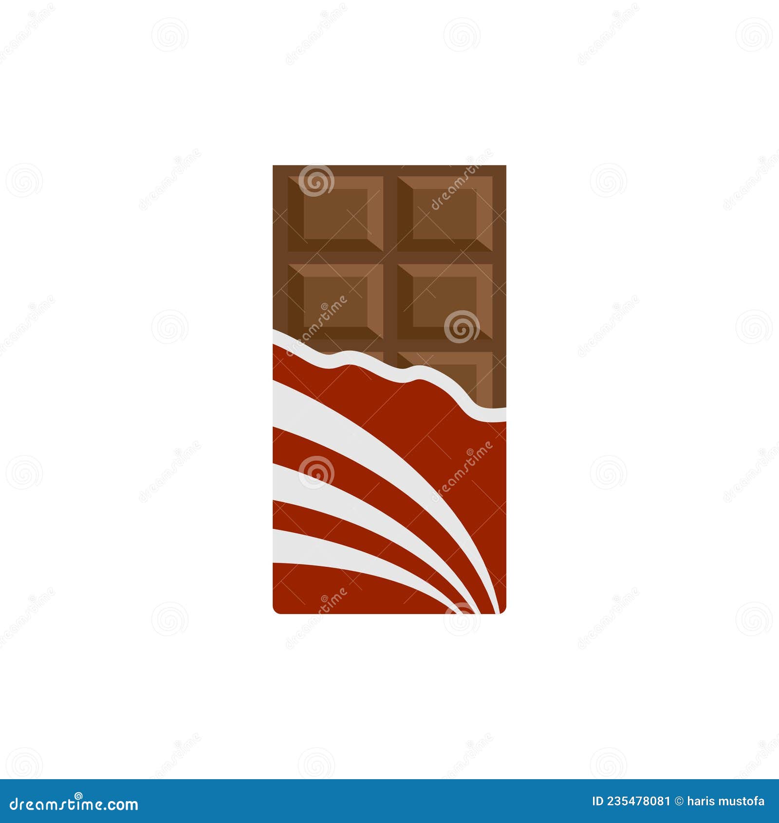 Chocolate Bar Icon Design Template Vector Isolated Illustration Stock ...